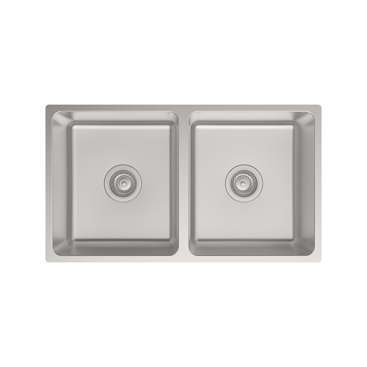 Raymor Projix Double Bowl Universal Mount Sink Stainless Steel