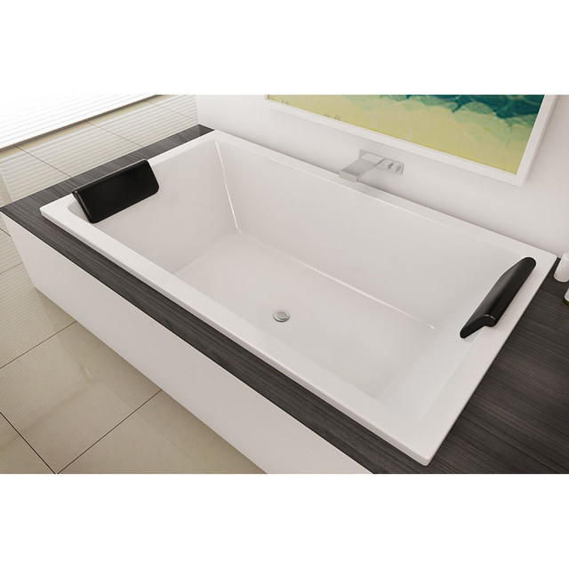 Lago Island Bath 1795mm 268L Premium Sanitary Grade Acrylic High Gloss ...