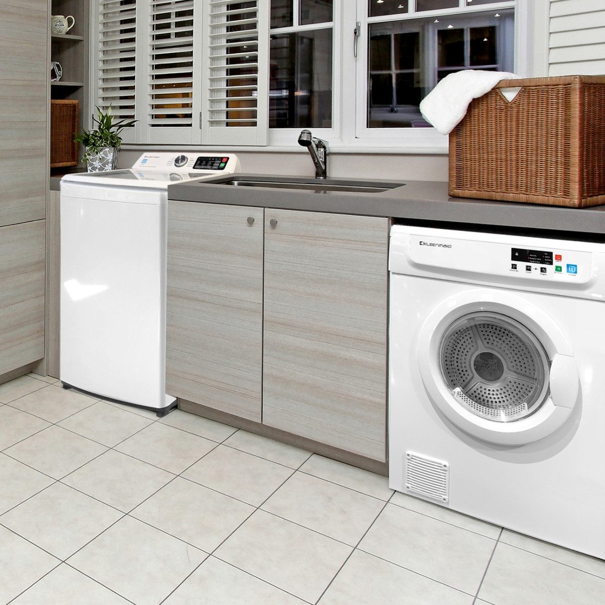 Kleenmaid Heavy Duty Top Load Washing Machine 12kg in White