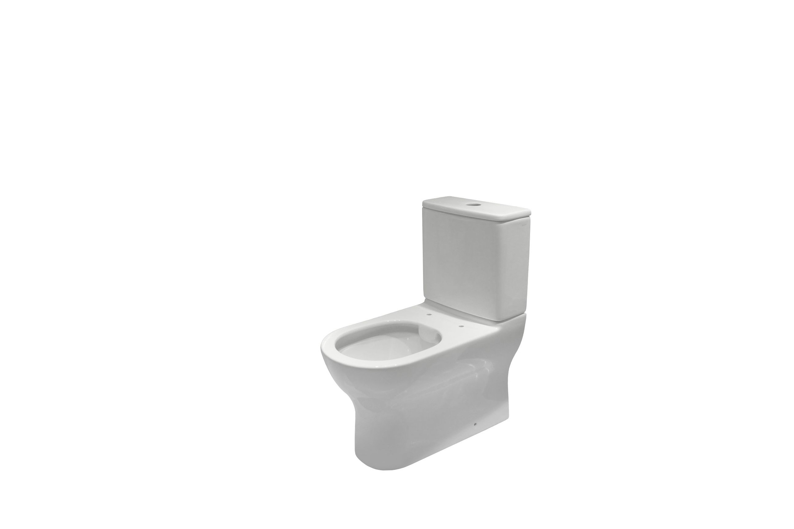 Raymor Alpha Back-to-Wall Rimless Suite with Slim Seat White 4Star
