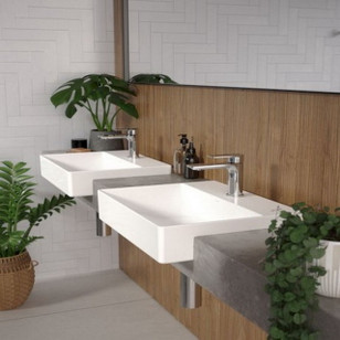 Semi Recessed Basins | Classic Look Bathroom Basins - Tradelink