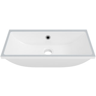 Timberline Ruby Undermount Basin 530mm White Gloss
