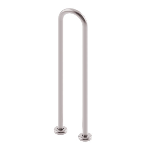Con-Serv Grab Rail Clam Flange Free Standing 800mm Brushed Stainless in ...