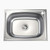 Clark Single Laundry Tub 45L Chrome
