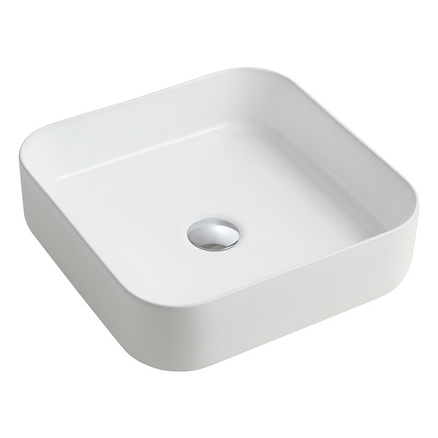 Raymor Ambition Fine Line Basin Square in White
