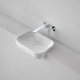 Caroma Luna Semi Recessed Basin Landing White NTH