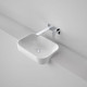 Caroma Luna Semi Recessed Basin Landing White NTH