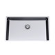 Clark Prism Large Single Bowl Undermount/Overmount Stainless Steel in ...