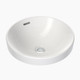 Clark Round Inset Basin 400mm w/Overflow NTH