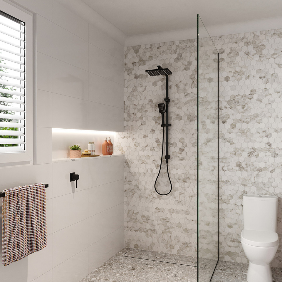 Raymor Sigma Dual Shower Black