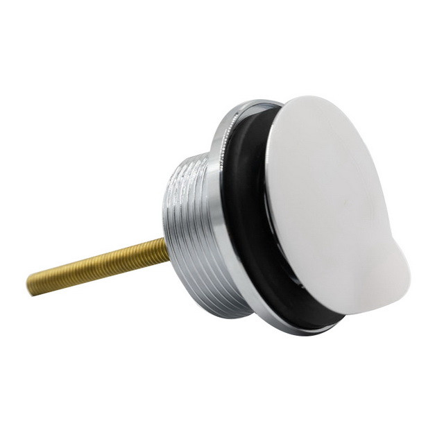 Caroma Plug & Waste w/White Plug 32-40mm Anti-Vandal Chrome