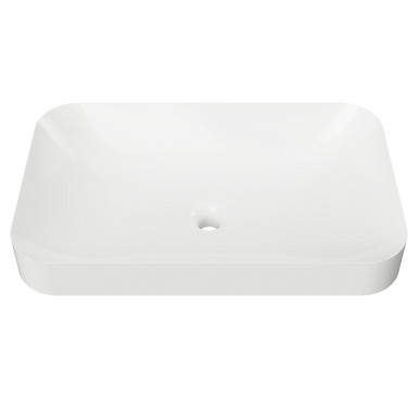Timberline Rome 600mm Ceramic Basin Gloss White