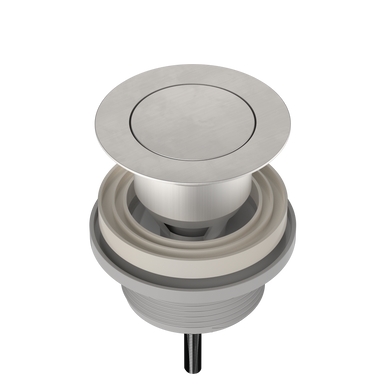 Clark Basin Pop Up Plug and Waste Brushed Nickel in Brushed Nickel
