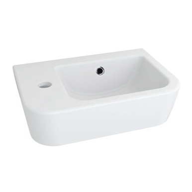 Oliveri Dublin Powder Room Wall Hung Basin LH