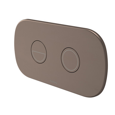 Caroma Contura II Invisi Series II® Round DC Dual Flush Button Panel ...