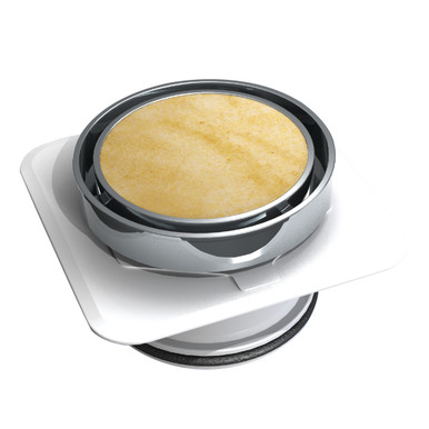 Bermuda Round Flipper Floor Waste with Megaflex Flange 100mm Outlet Chrome