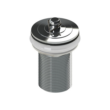 Plug and Waste 32mm x 70mm Brass with Deluxe Plug Chrome