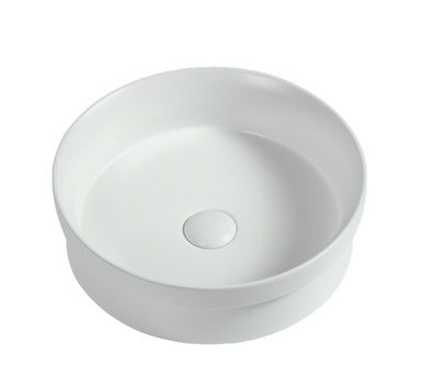 Zumi Lvia Semi Recess Drop In Basin Gloss White in White