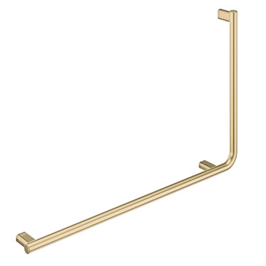 Fienza Care Slimline 90 Deg Left-Hand Rail Urban Brass