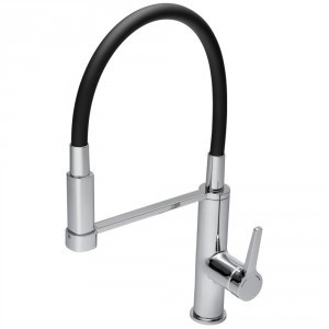 Raymor Delta Sink Mixer with Detachable Flexible Hose Chrome in Chrome