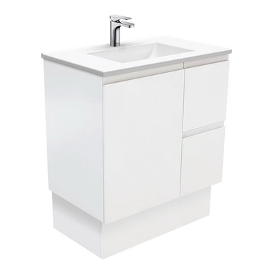 Fienza Vanessa 750 Poly-Marble Moulded Basin-Top Single Bowl ...