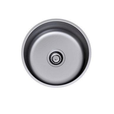 Clark Round Bowl Undermount in Stainless Steel