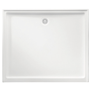 Marbletrend Flinders Polymarble Shower Base 1500mm x 900mm Rear Outlet ...