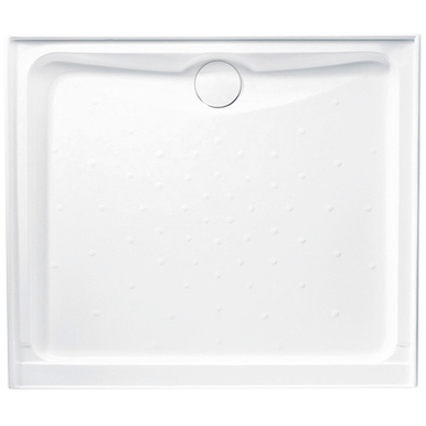 Johnson Suisse Base Shower Evo Polymarble White 1500mm x 900mm Rear ...