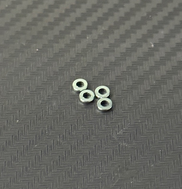Grey Anodized shims (1.0mm)4pcs RD4X10 - MWX Performance