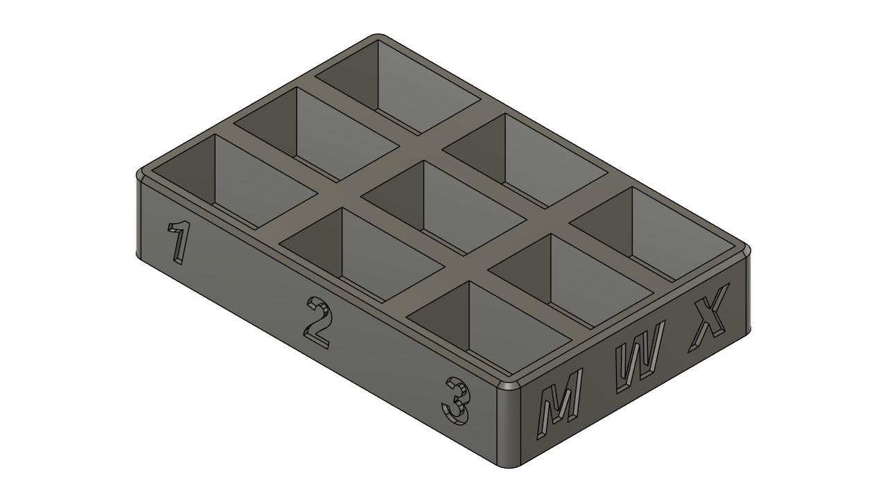Big Block battery organizer (stl file only)
