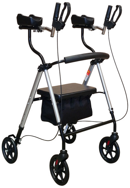 PA334 Gutter Arm Rollator Walker