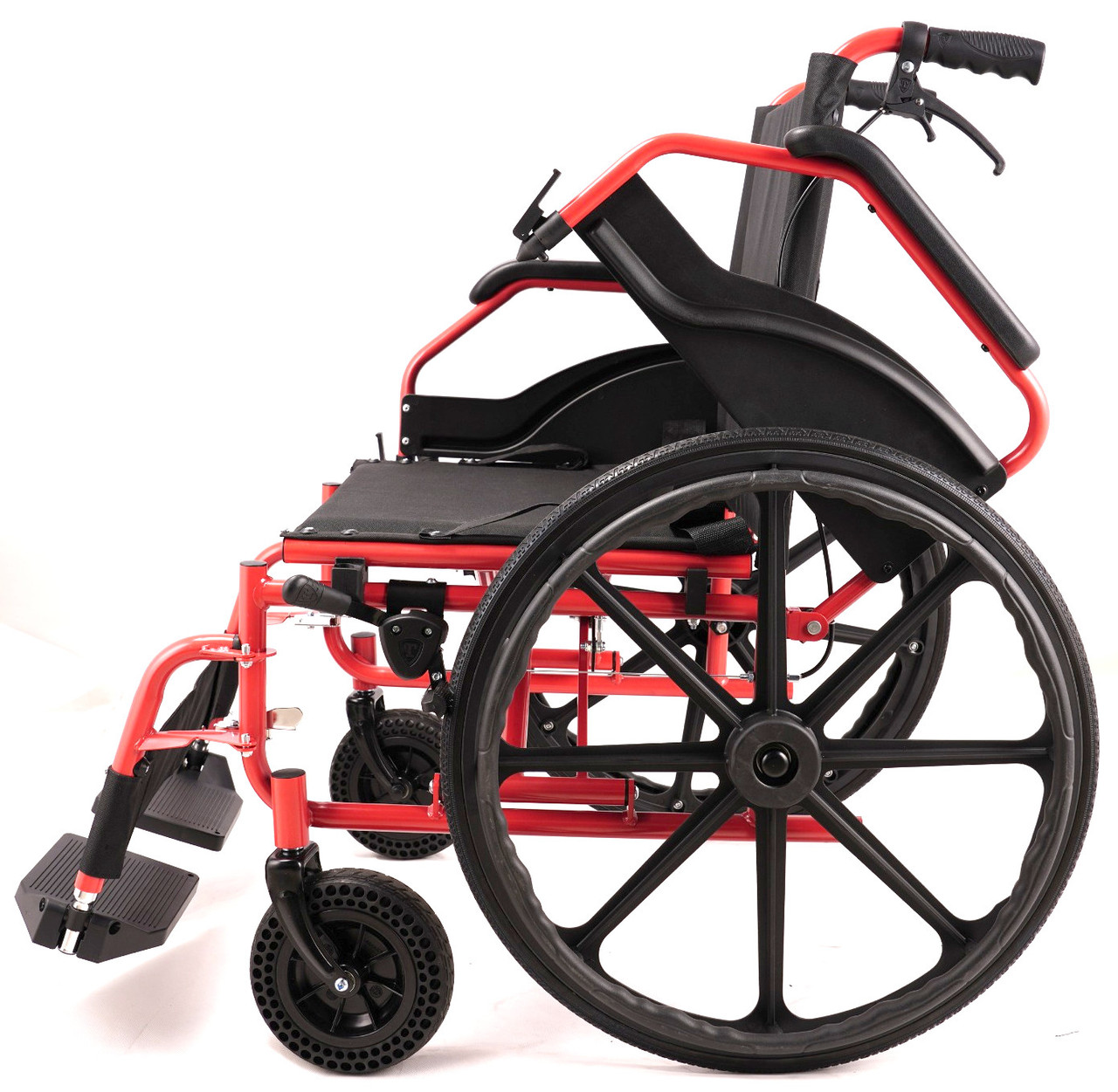 Red Heavy Duty Bariatric Wheelchair
