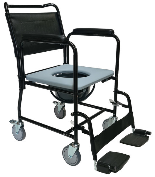 RCM0710 MOBILE STEEL COMMODE