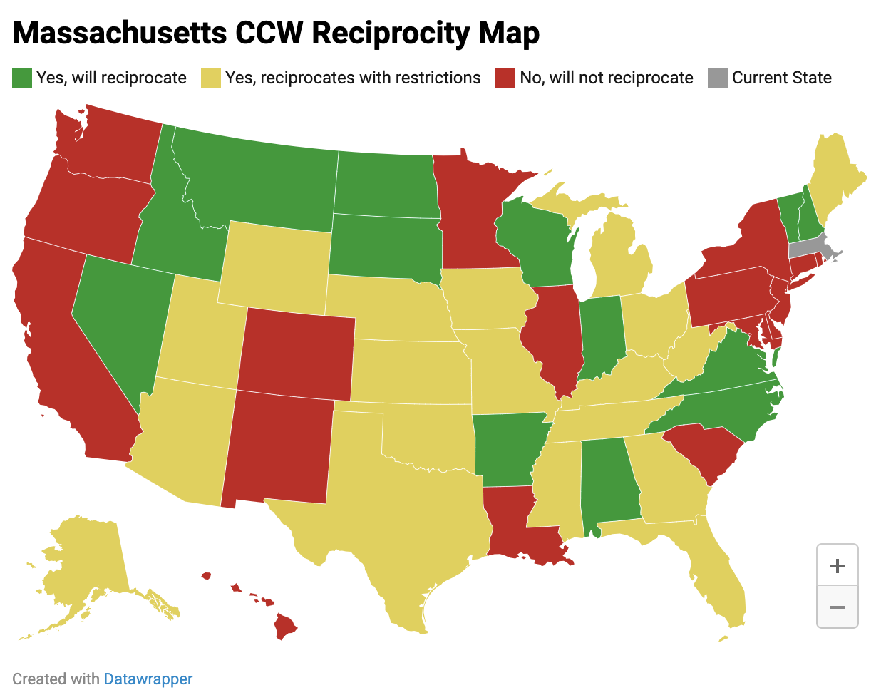 Massachusetts Concealed Carry Reciprocity Guide - ProArmory