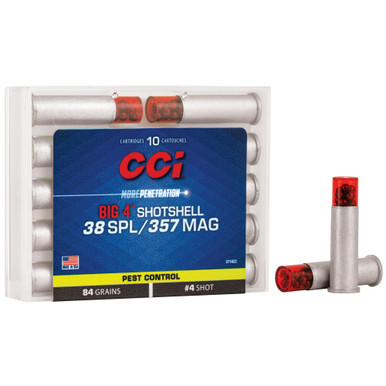 CCI 38/357 #4 SHOTSHELL 10RD BOX - ProArmory