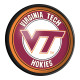 Virginia Tech Hokies: Round Slimline Lighted Wall Sign