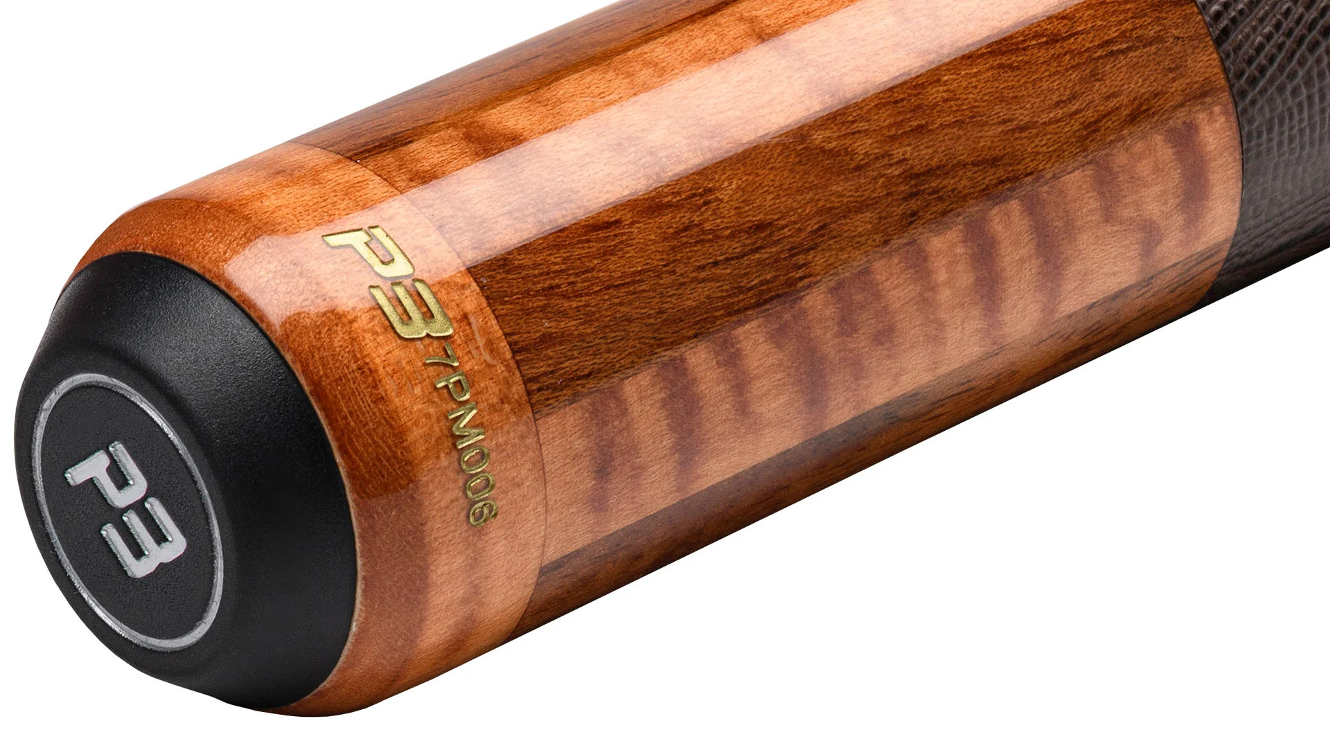 Predator P3 Aura Golden Stained Curly Maple & Bocote Pool Cue - Lizard ...