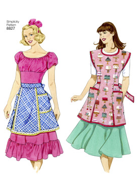 S9435 | Simplicity Sewing Pattern Misses' Aprons | Simplicity