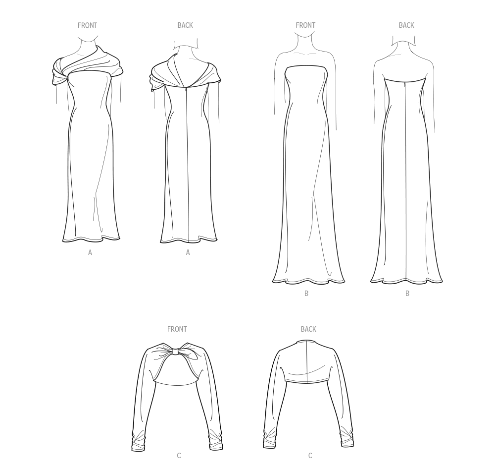 S9820 | Misses' Knit Dresses and Shrug | Simplicity