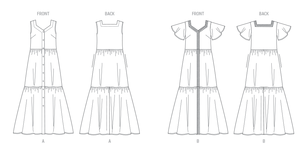 B6983 | Misses' Dresses | Butterick