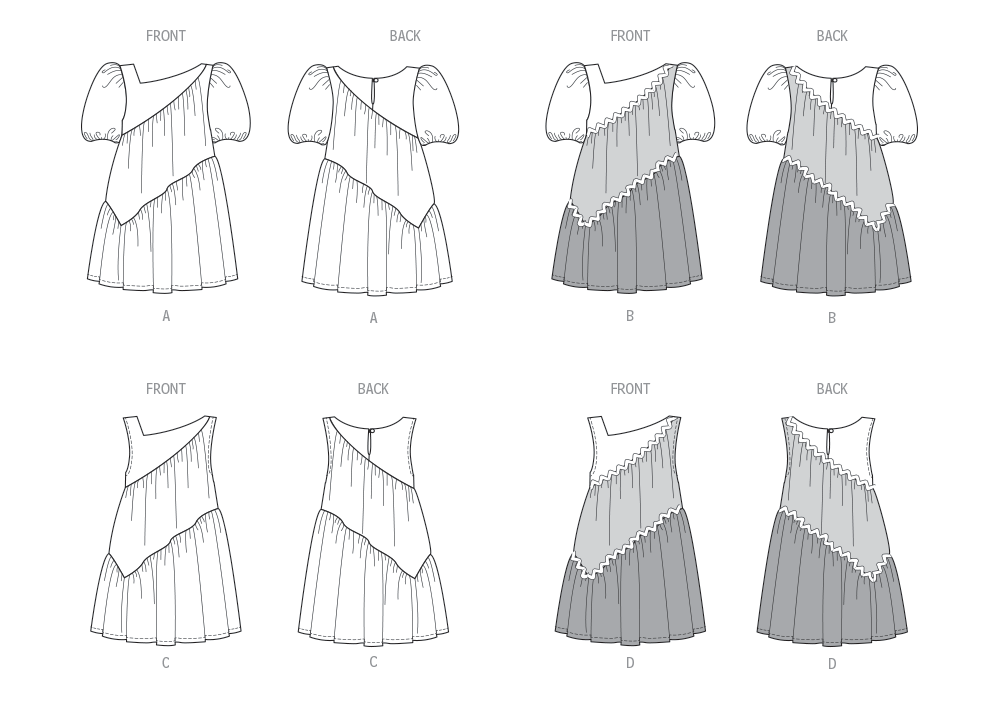 B6988 | Children's Dresses | Butterick