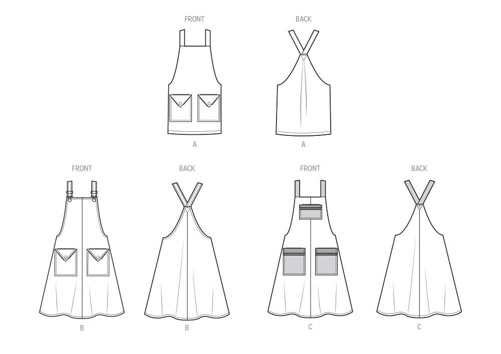 S9938 | Misses' Pullover Aprons | Simplicity