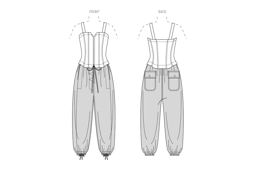 V2035 (PDF) | Vogue Patterns Misses' Jumpsuit by Rachel Comey | Vogue ...