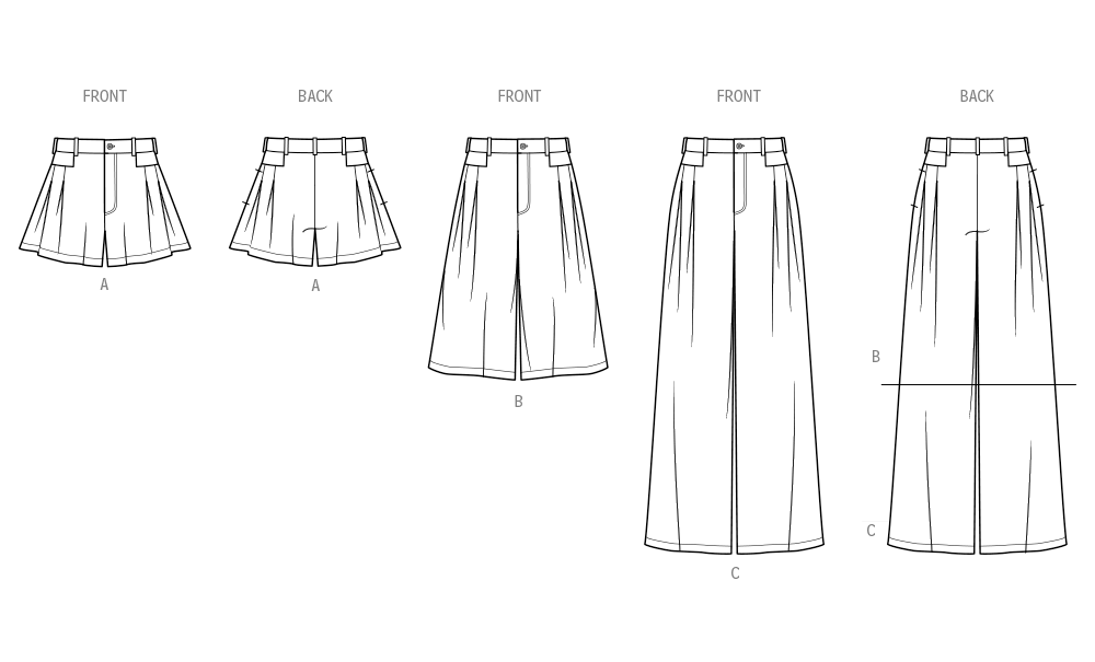 S9955 (PDF) | Simplicity Sewing Pattern Misses' Shorts and Pants ...
