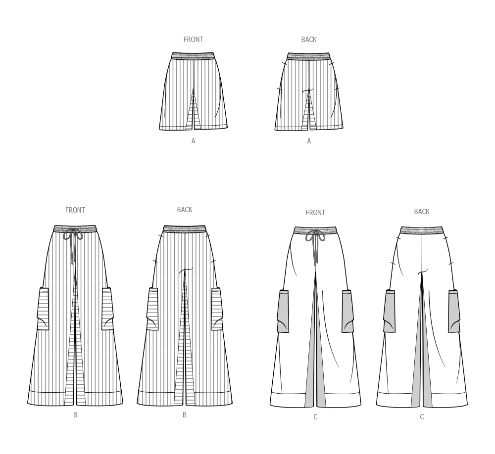 S9956 (PDF) | Simplicity Sewing Pattern Misses' Shorts and Pants ...