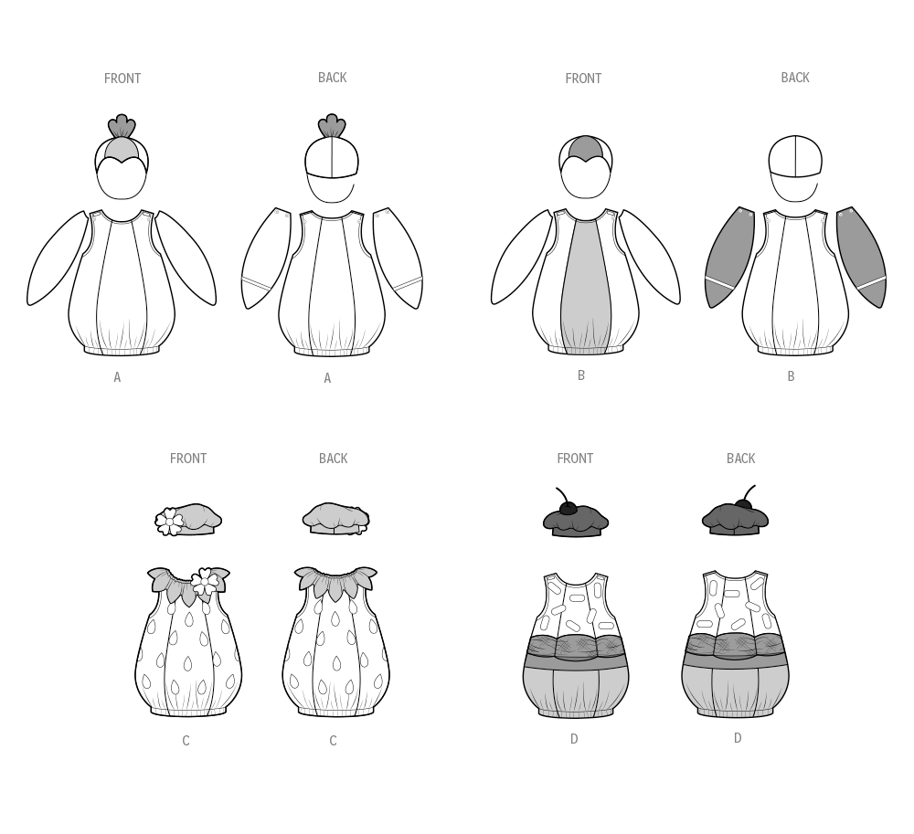 S3060 (PDF) | Simplicity Sewing Pattern Toddlers' Costumes | Simplicity