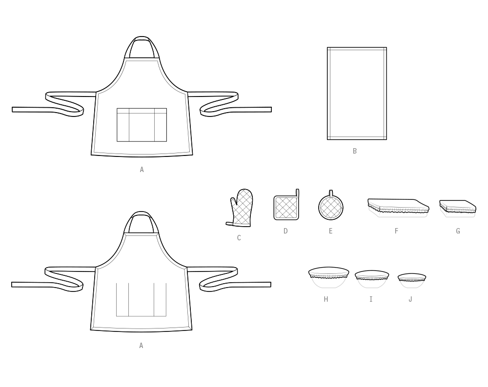 S3058 | Simplicity Sewing Pattern Apron in One Size and Kitchen ...