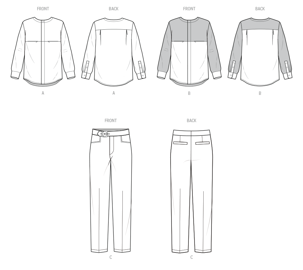 ME2113 (PDF)| Know Me Sewing Pattern Men's Shirts and Pants by Julian ...