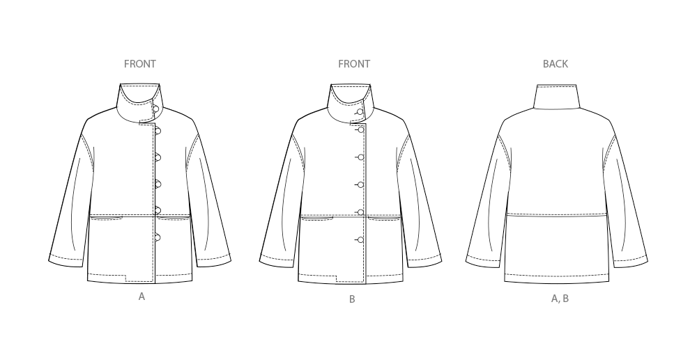 S3072 (PDF) | Simplicity Sewing Pattern Misses' Jackets | Simplicity