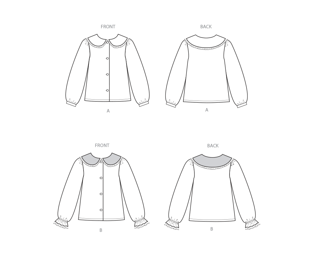 S3077 | Simplicity Sewing Pattern Girls' Tops | Simplicity